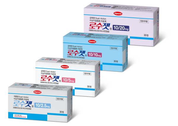 Hanmi's Rosuzet hits ₩100 billion prescription mark in 1st half-year