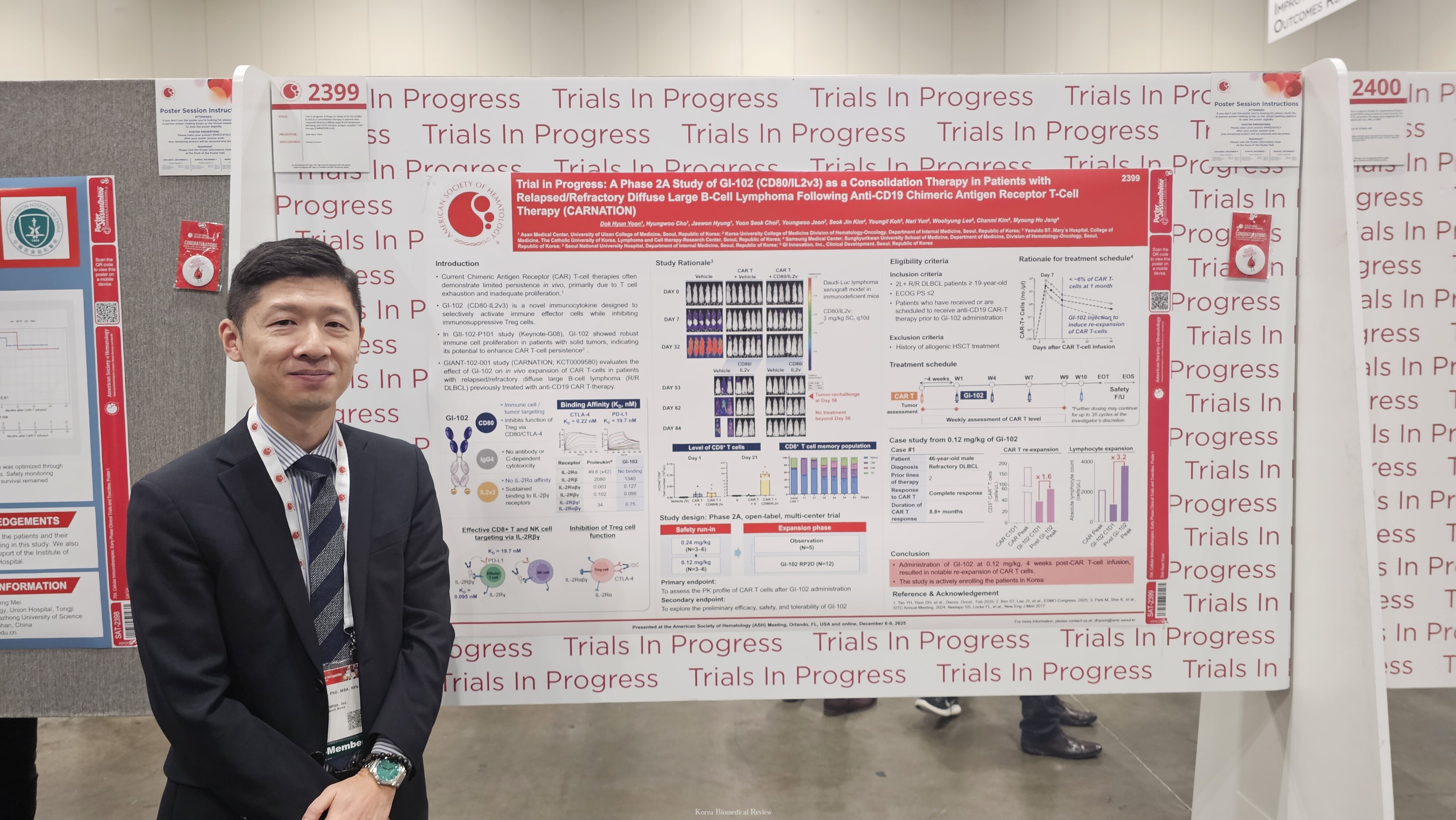 [ASH 2025] GI Innovation examines GI-102 to revive CAR-T cell ...