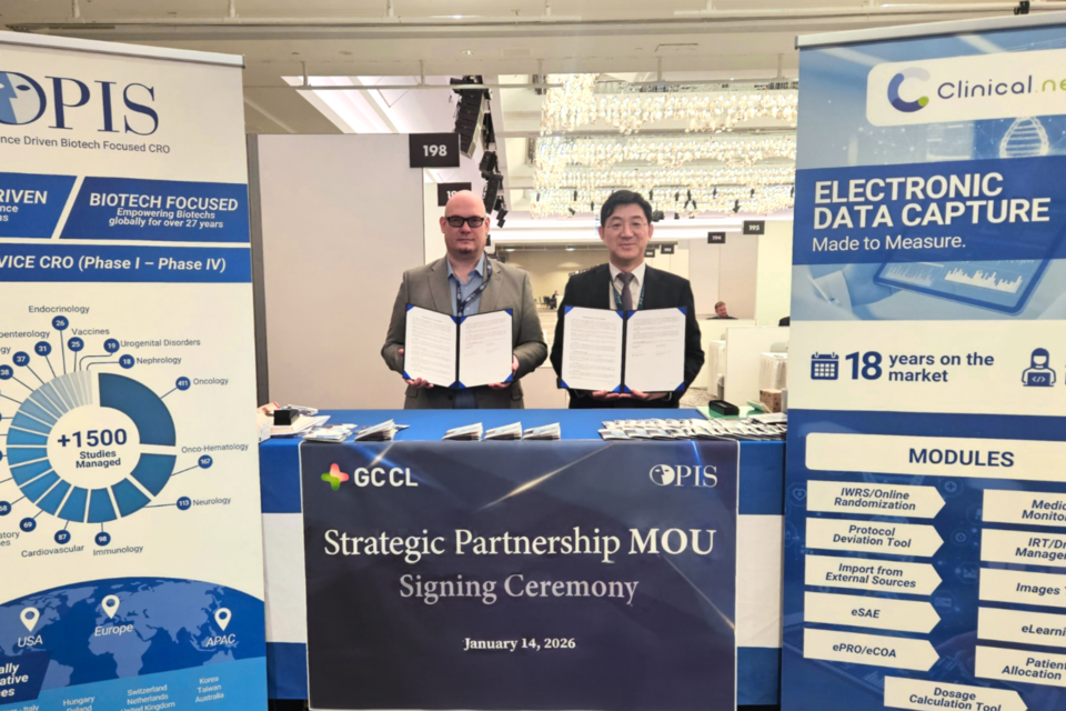 GCCL expands global CRO network with OPIS partnership at JPM 2026